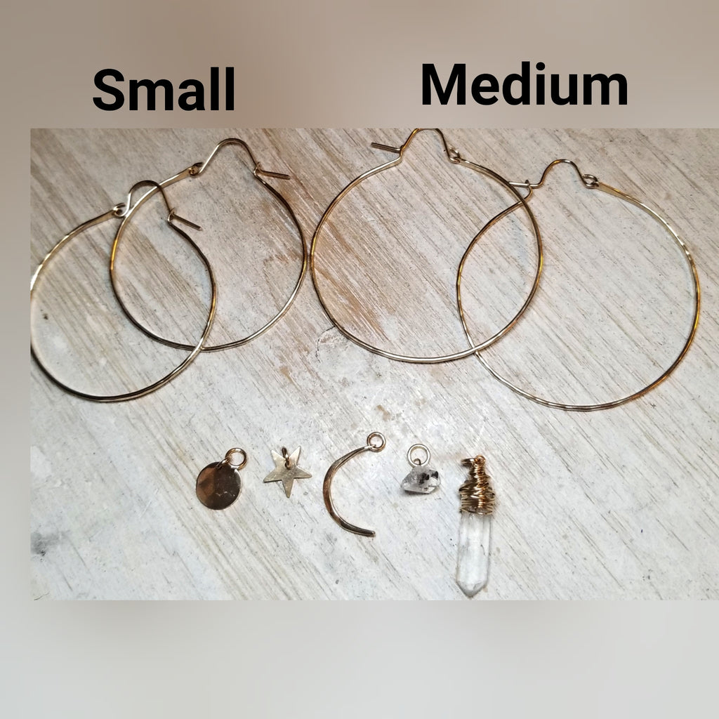 Charmed Hoops – Redz Jewelry