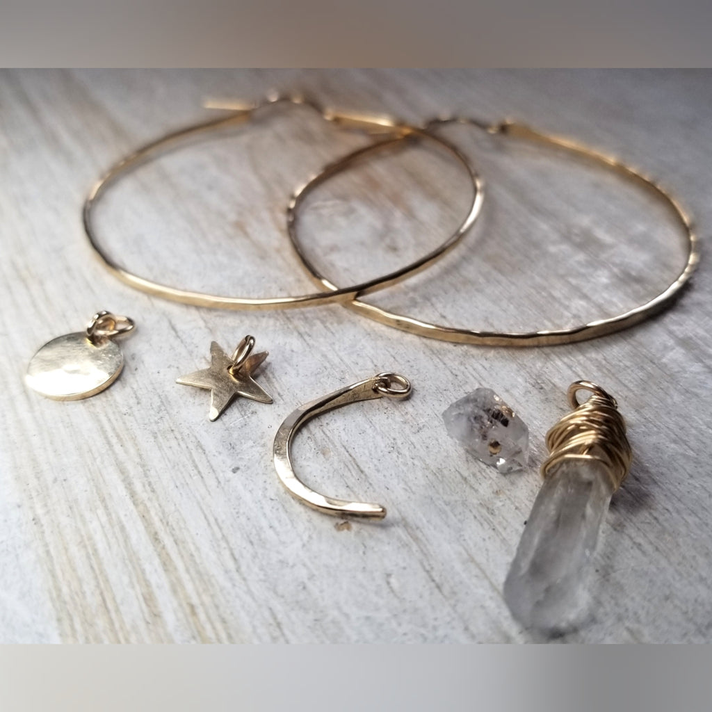 Charmed Hoops – Redz Jewelry