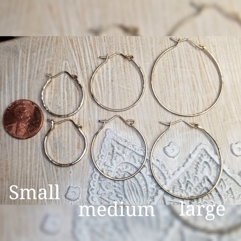 Mini charmed Hoops – Redz Jewelry