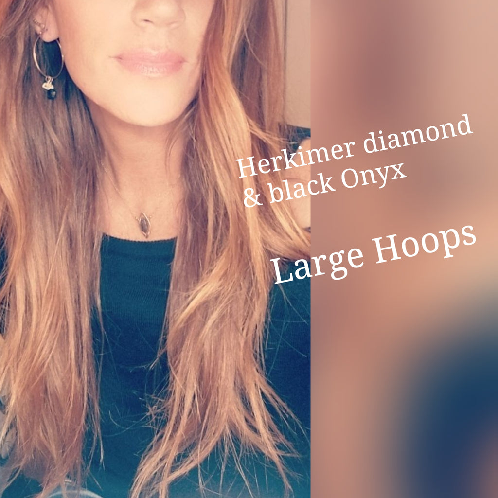 Mini charmed Hoops – Redz Jewelry